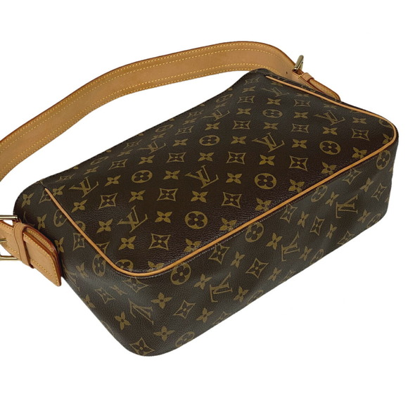 Louis Vuitton | Bags | Louis Vuitton Viva Monogram Bag Cite Brown Gm ...